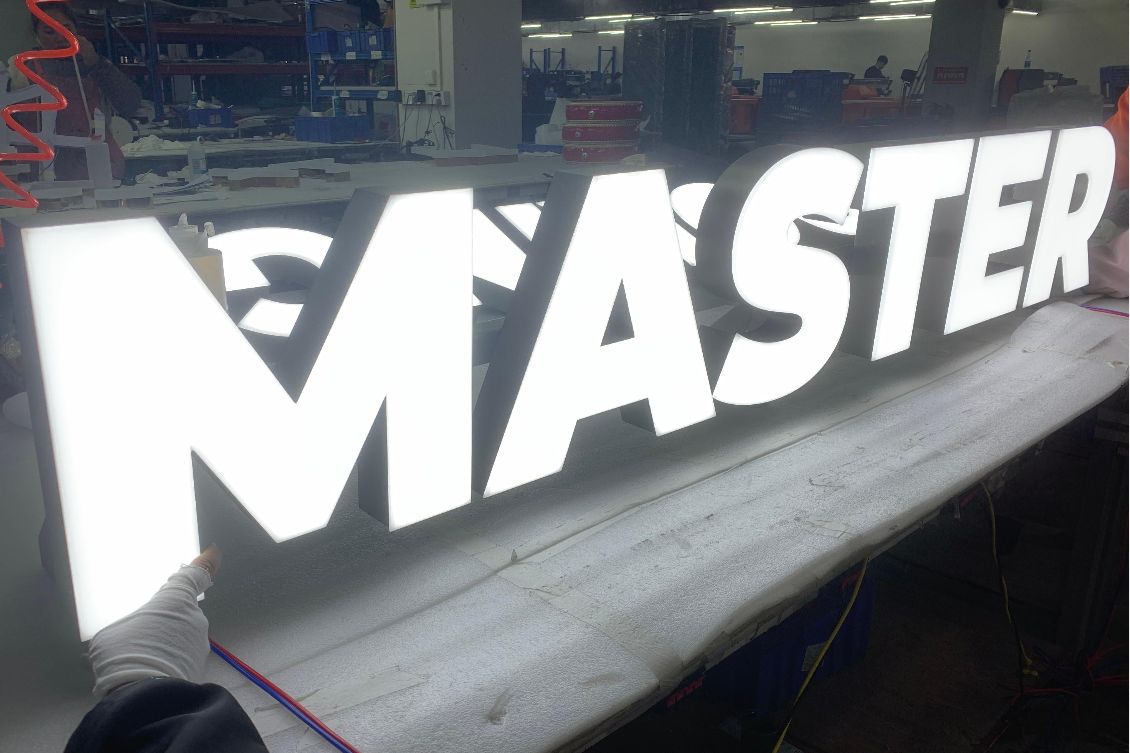 illuninated 3D channel letter – Letter Signs In California